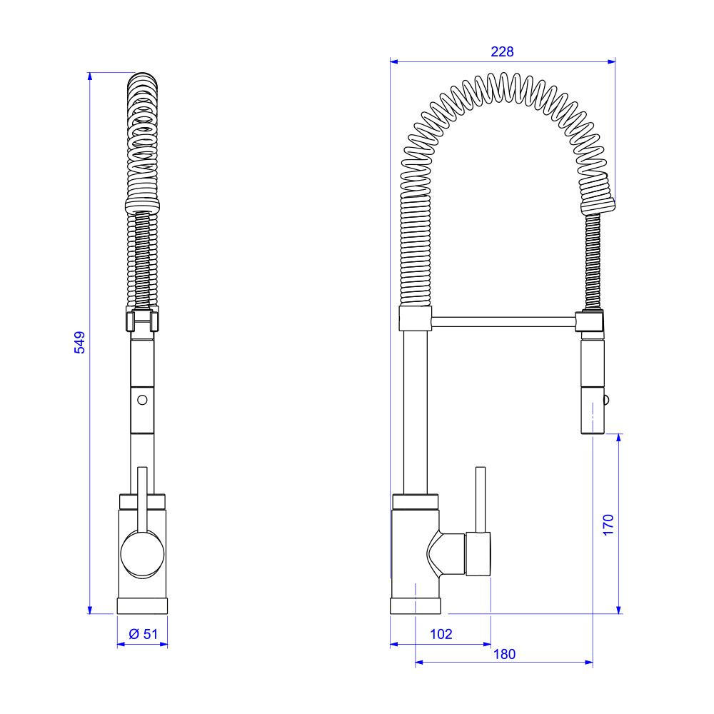 Monocomando para Cozinha Mesa Spin Gourmet - 2281.C - Deca - padovani