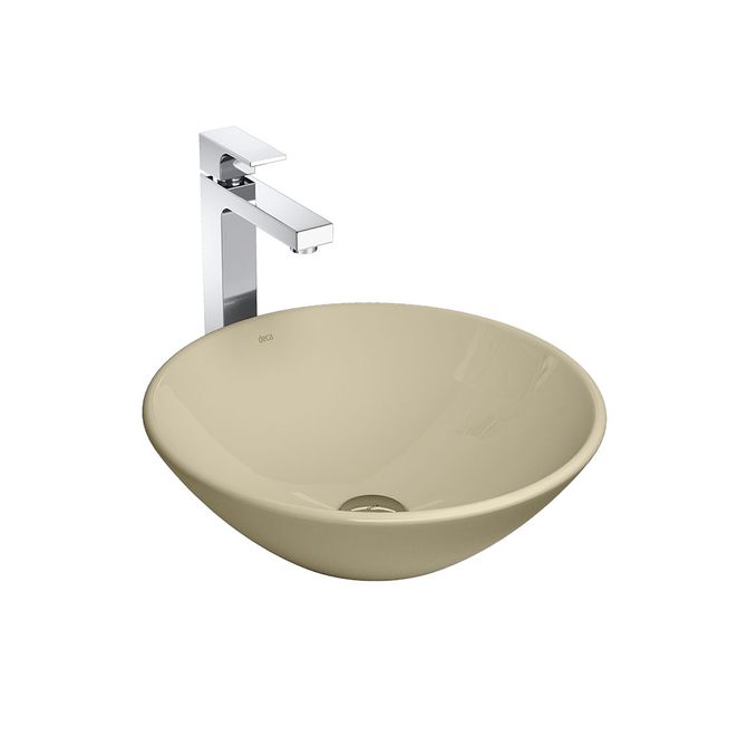 Cuba de Apoio Oval Ébano 56x28cm L106 - Deca - padovani