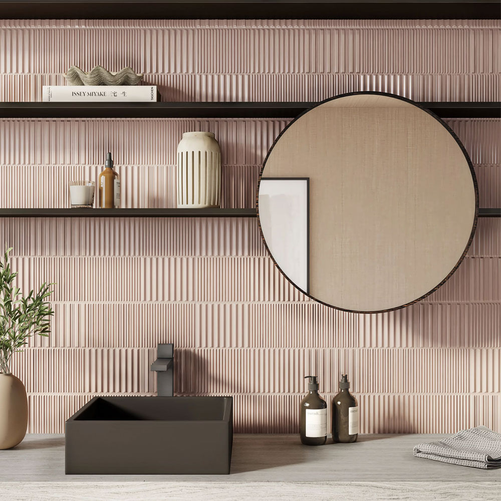 Revestimento Old Rose Groove Mate Retificado 30x90cm - 12581E ...