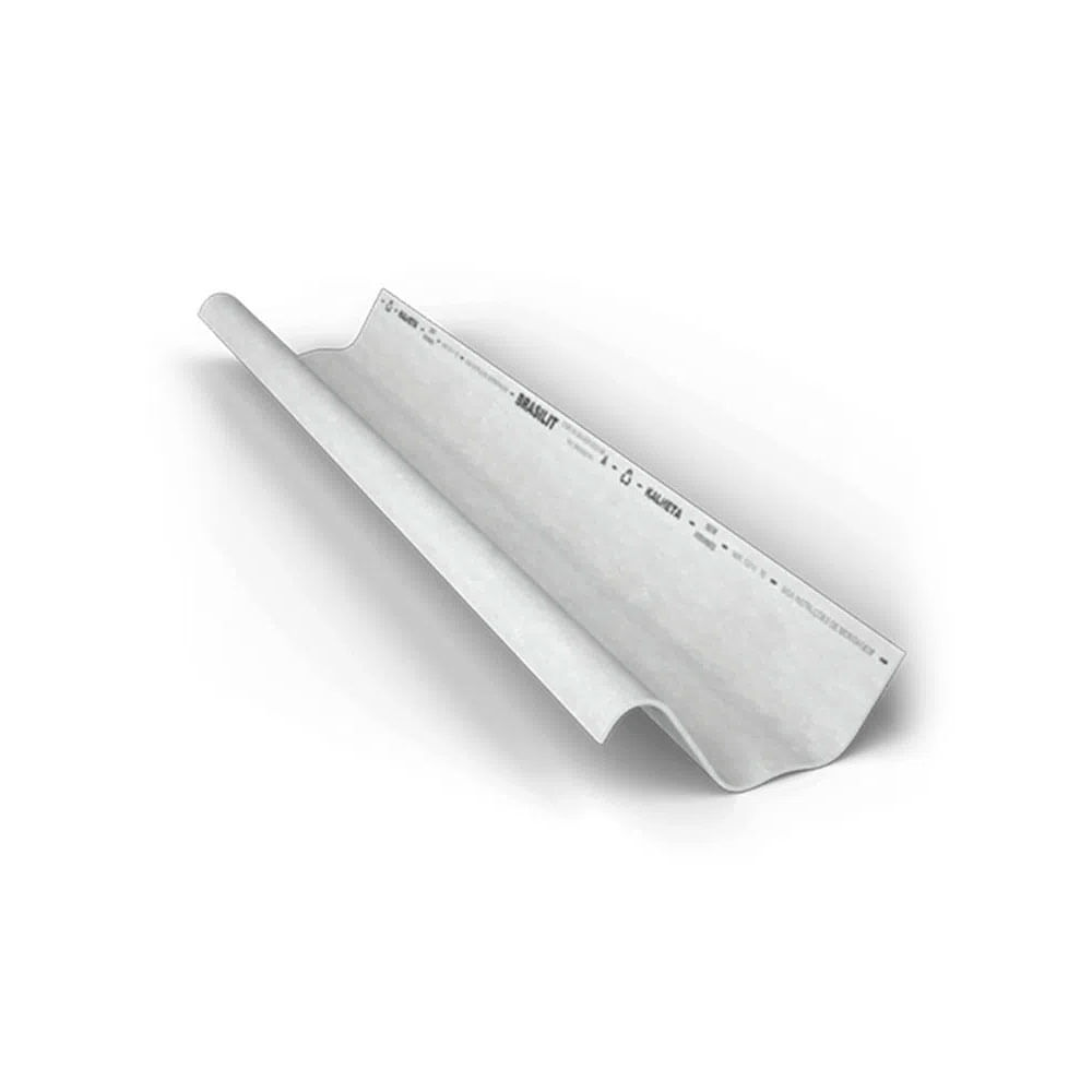 Telha Estrutural Kalheta Fibrocimento 8mm 650x44cm - Brasilit - padovani