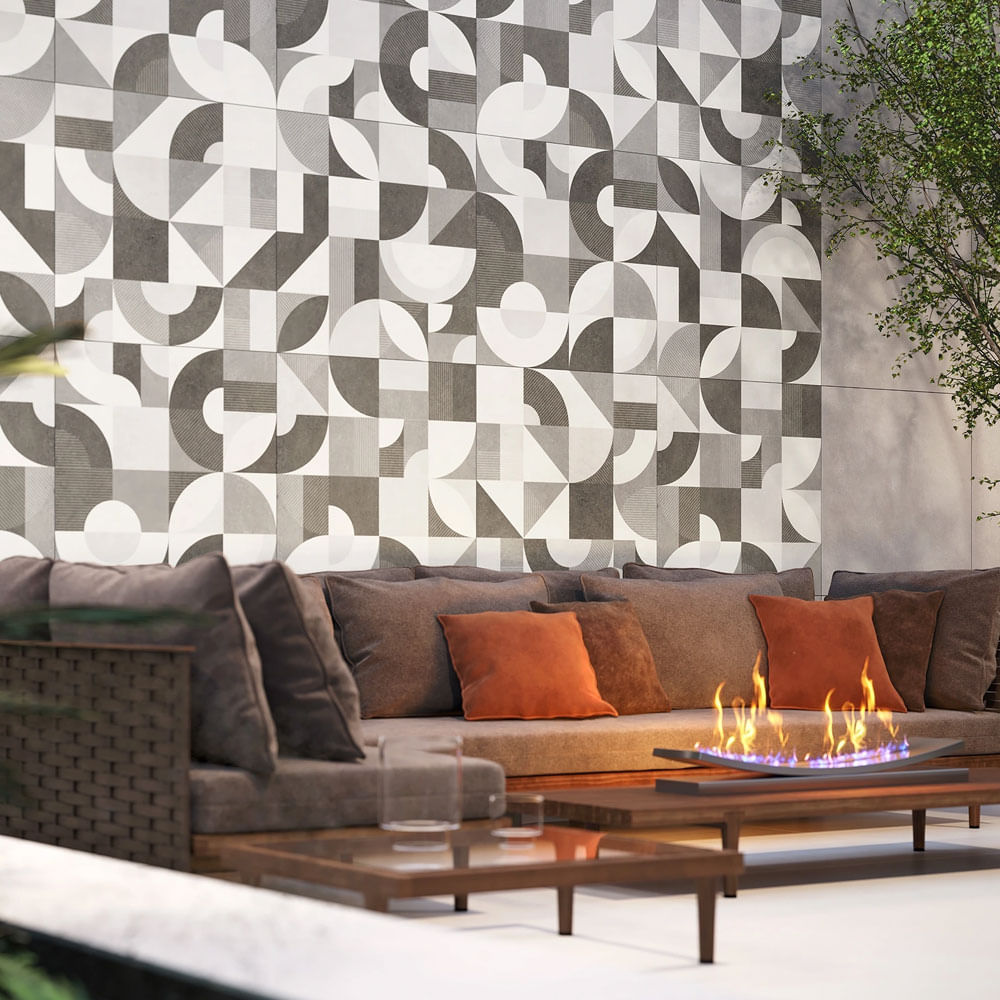 Porcelanato Chroma Elements Acetinado 76x76cm - 76024 - Dora - padovani